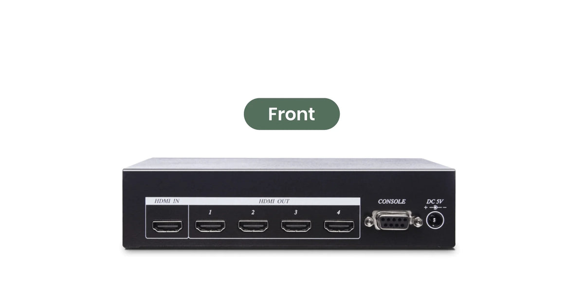 4K60Hz 1 x 4 HDMI® Distributor Amplifier - TAA Compliant – SC&T Supply