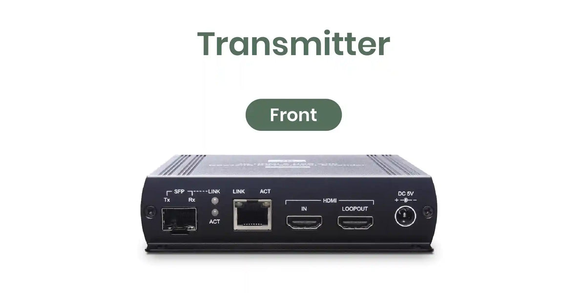 4K HDMI KVM Extender over Ethernet or Fiber 459ft/37 miles - TAA ...