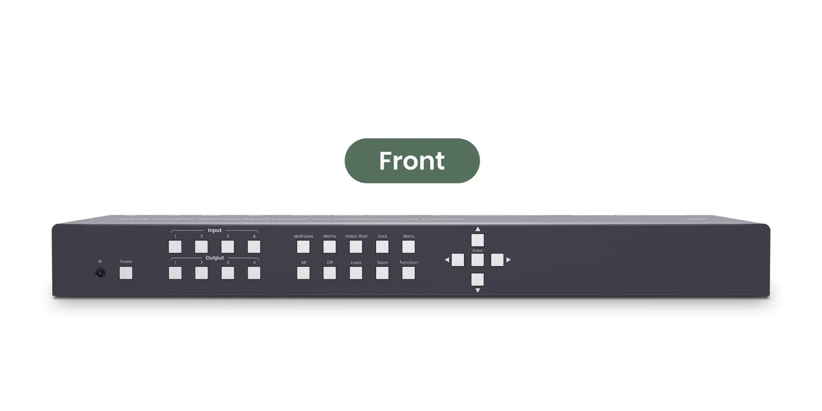 4K60Hz 4x4 HDMI® Seamless Matrix Switcher with Videowall/Multiview Fun ...