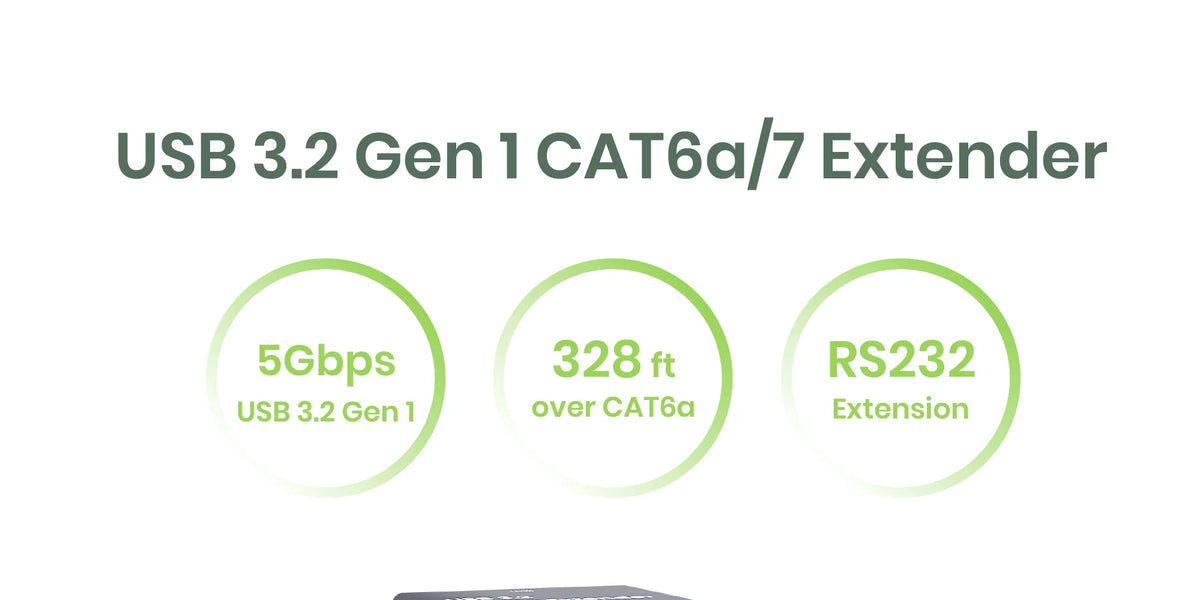 SCT USB 3.0 Extender Kit over Ethernet 328ft CAT6a/7 - TAA Compliant ...