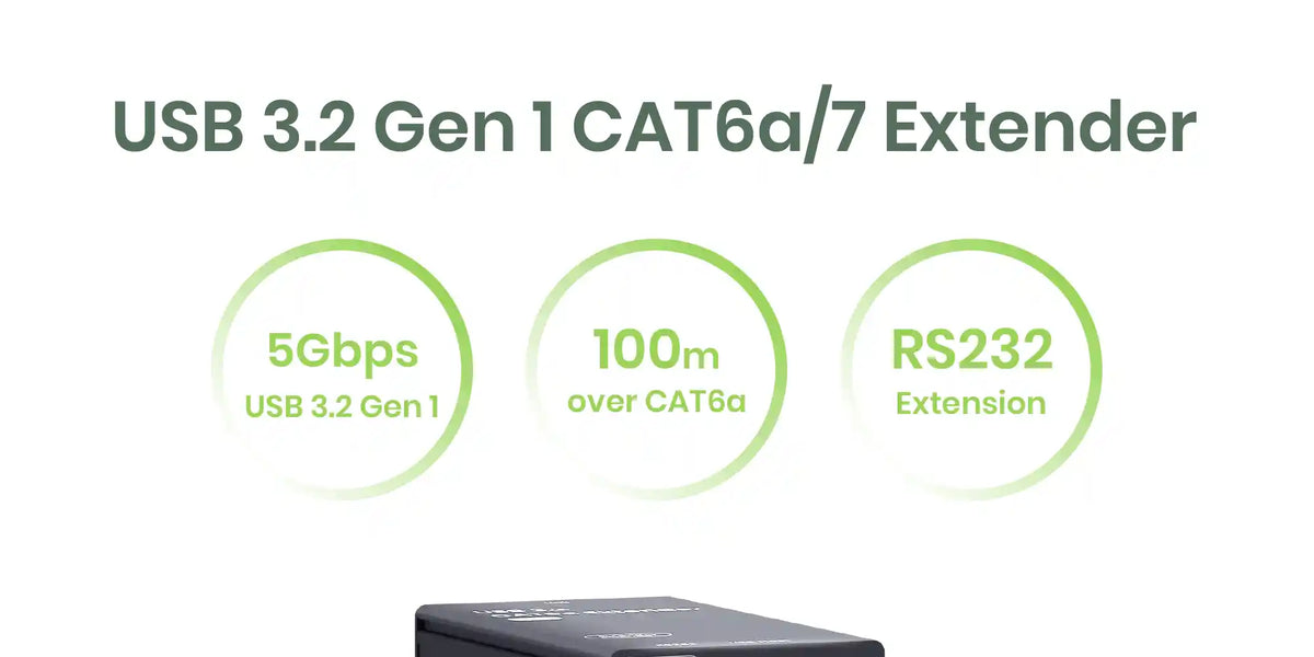 SCT USB 3.0 Extender Kit over Ethernet 328ft CAT6a/7 – SC&T Supply